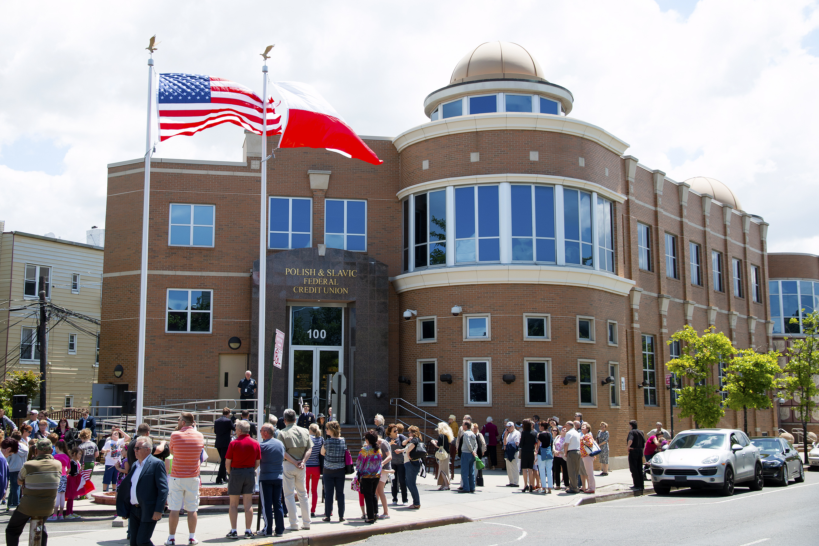 The White and Red Flag Over Greenpoint - Polish & Slavic Federal Credit ...